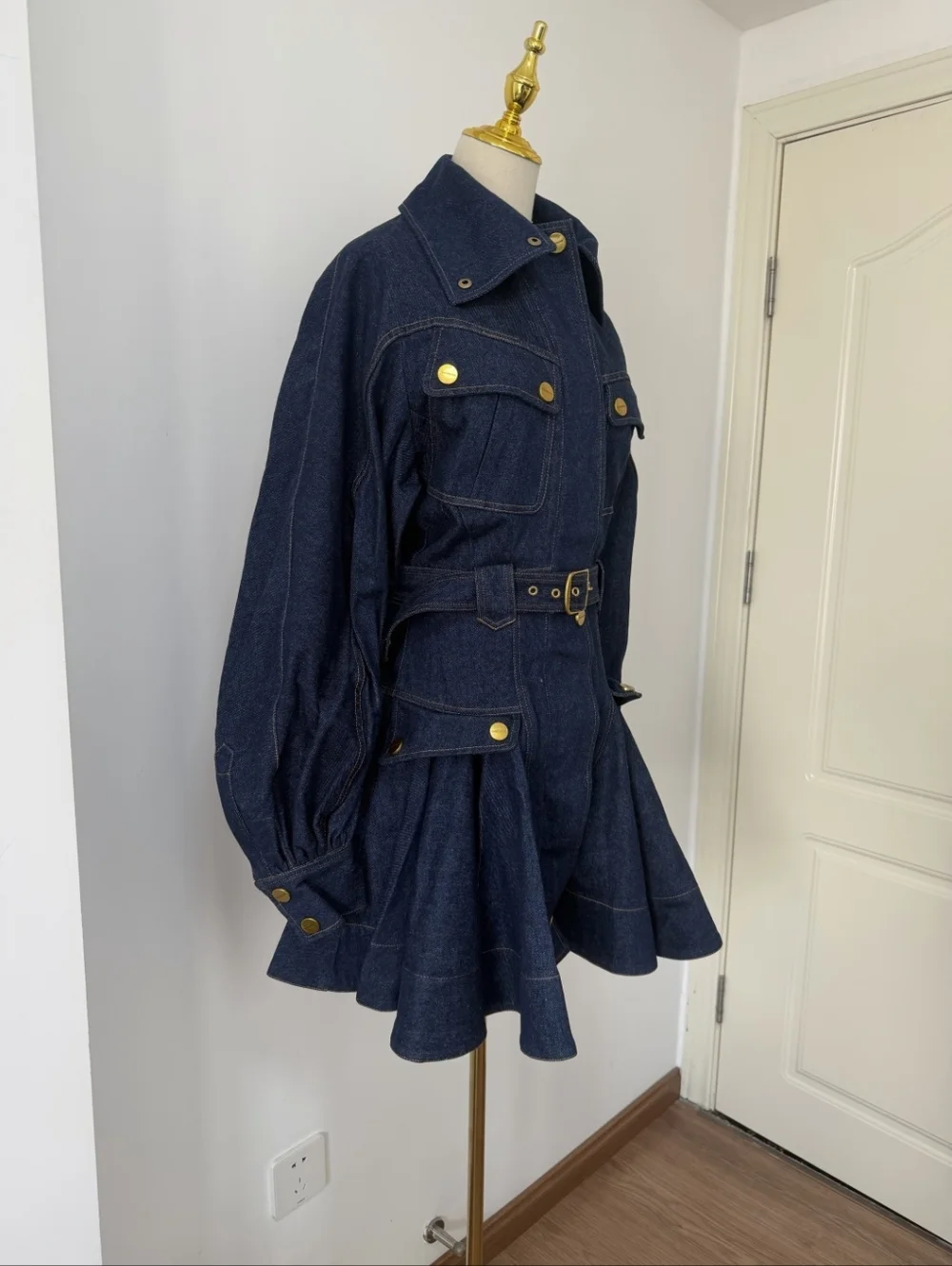 Zimmermann | Dresses | Zimmermann Luna Denim Utility Mini Dress | Poshmark